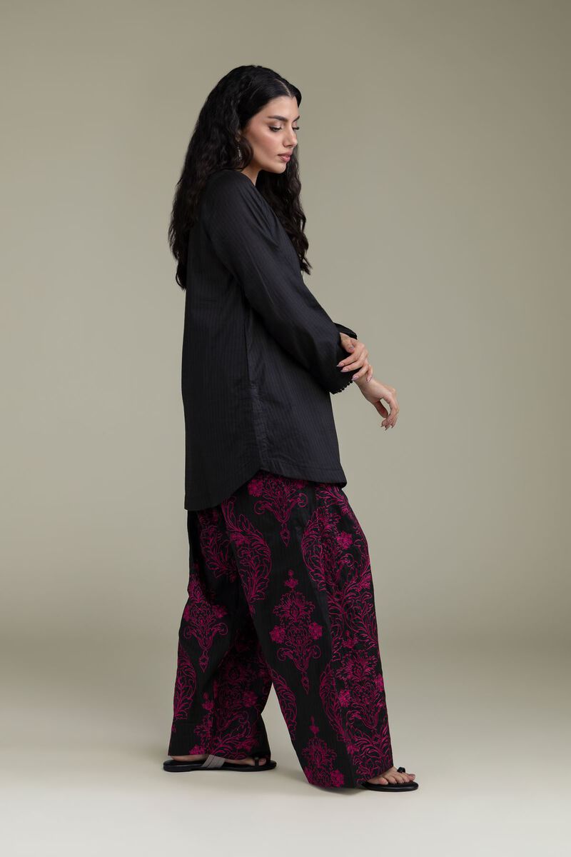 Buy Black Cotton Pants | 40.00 GBP | 25-10-12E6-07BA-VG_MULTI | Khaadi ...