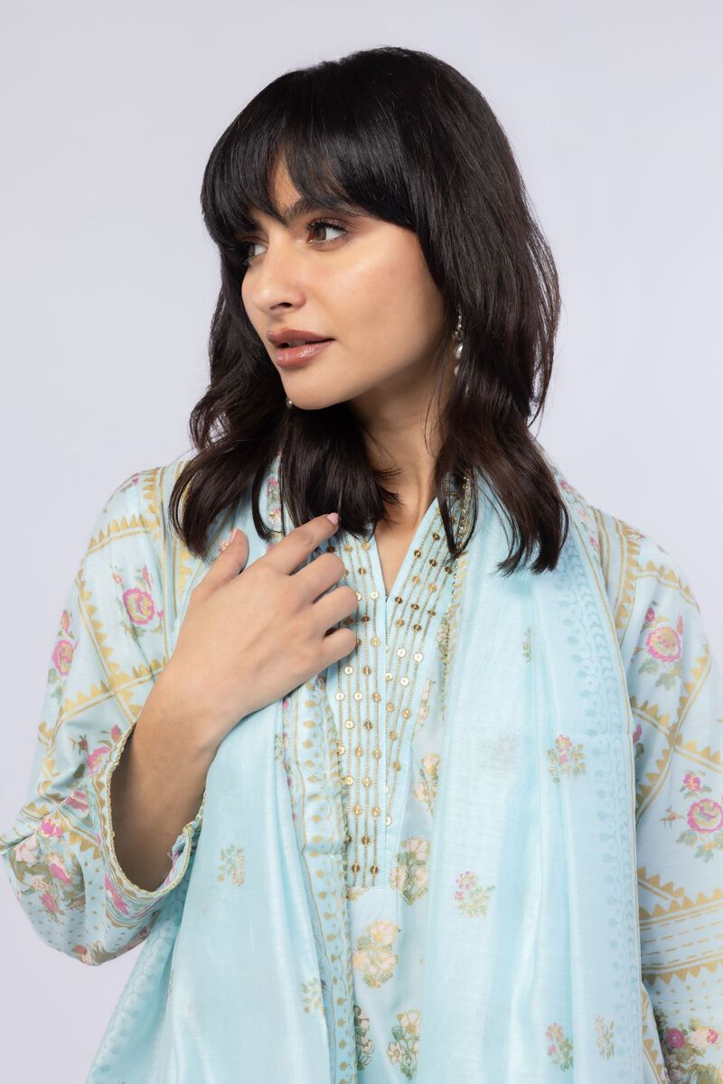 Buy Dupatta | 0.0 N/A | 25-05S22-05SB-VG_MULTI | Khaadi United Kingdom