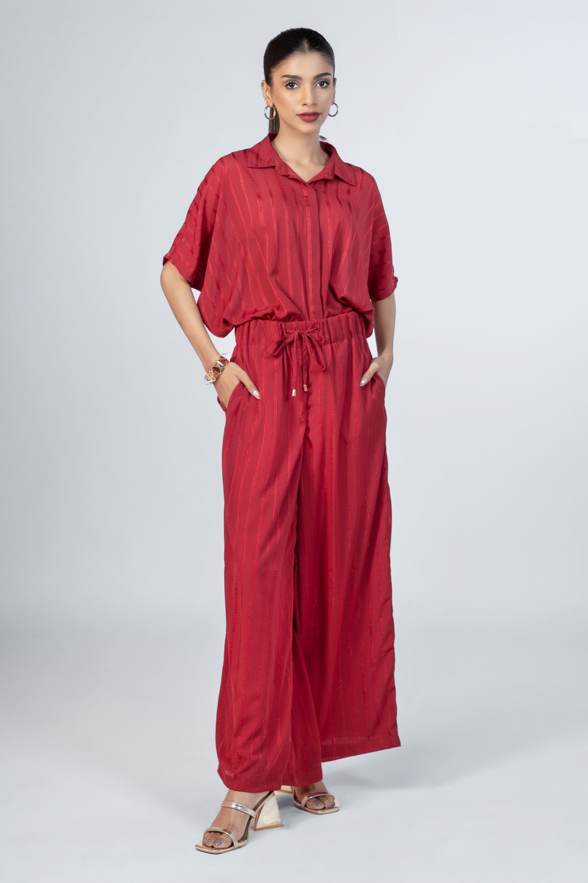 Buy Trousers | 0.0 N/A | WSCD24110B-VG_RED | Khaadi United Kingdom