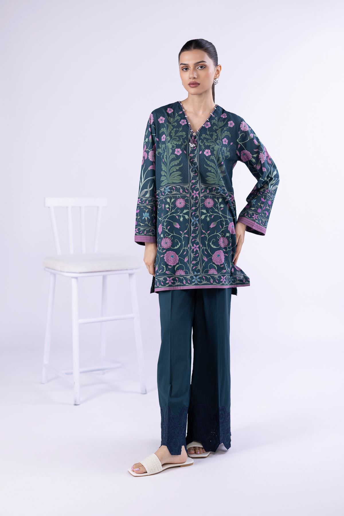 Buy Kurta | 0.0 N/A | 25-05E59-01TA-VG_MULTI | Khaadi United Kingdom