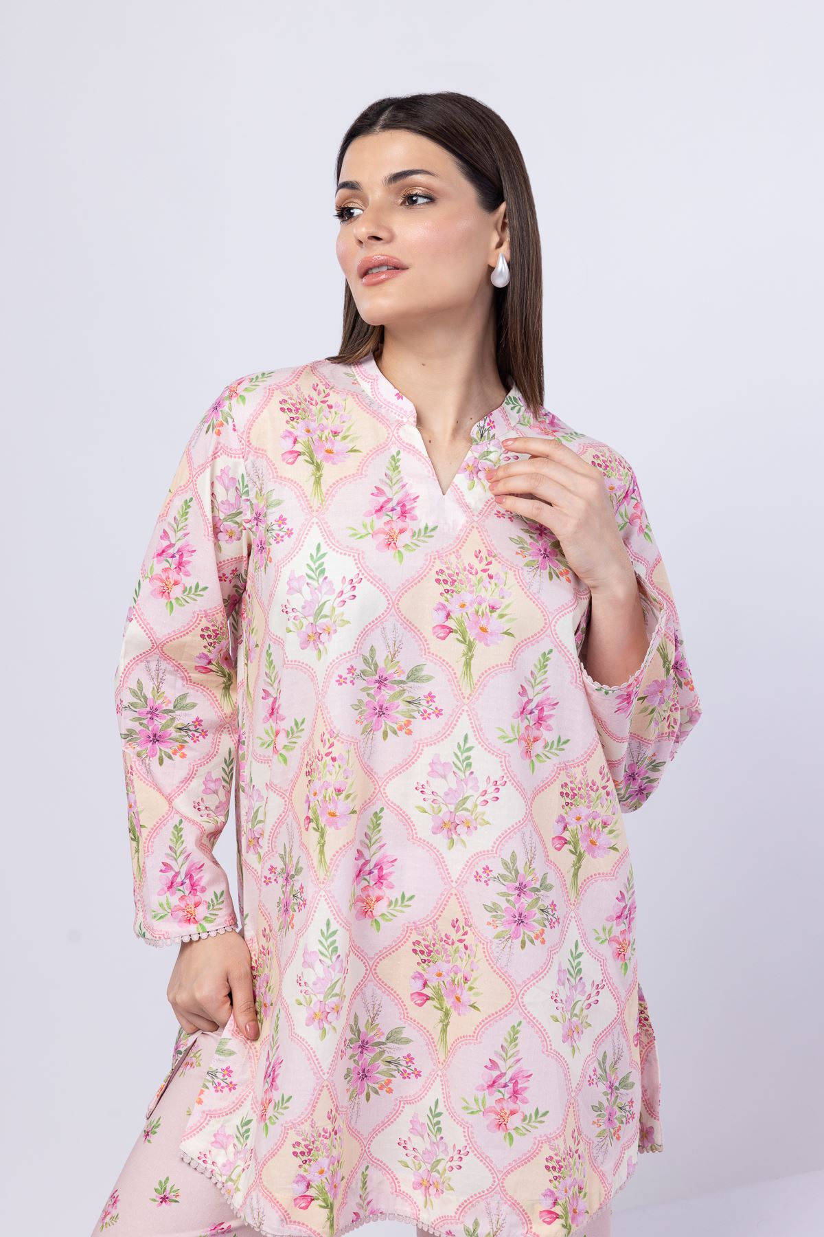 Buy Kurta | 0.0 N/A | 25-04EX17-03TA-VG_MULTI | Khaadi United Kingdom
