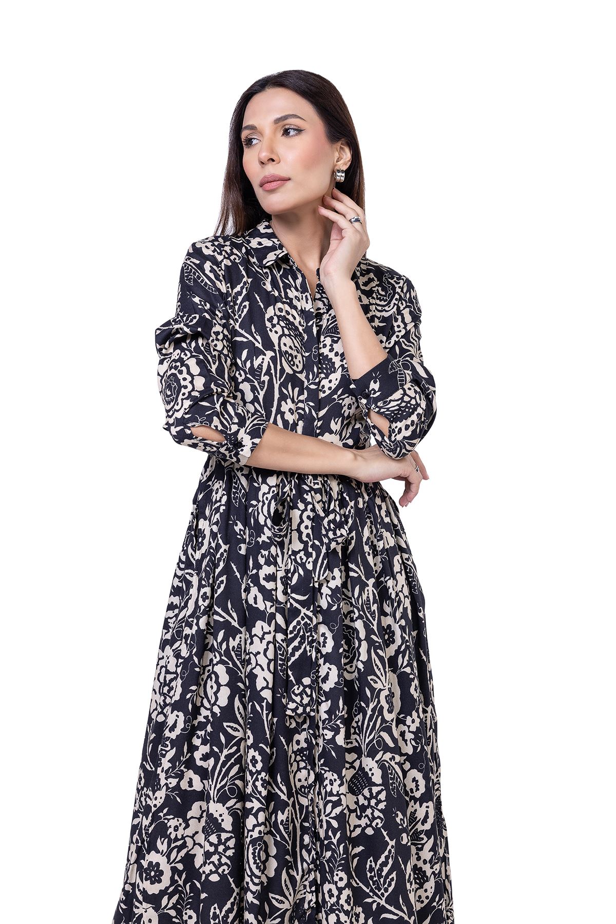 Buy Maxi Dress | 0.0 N/A | WSCD24217X-VG_BLACK | Khaadi United Kingdom