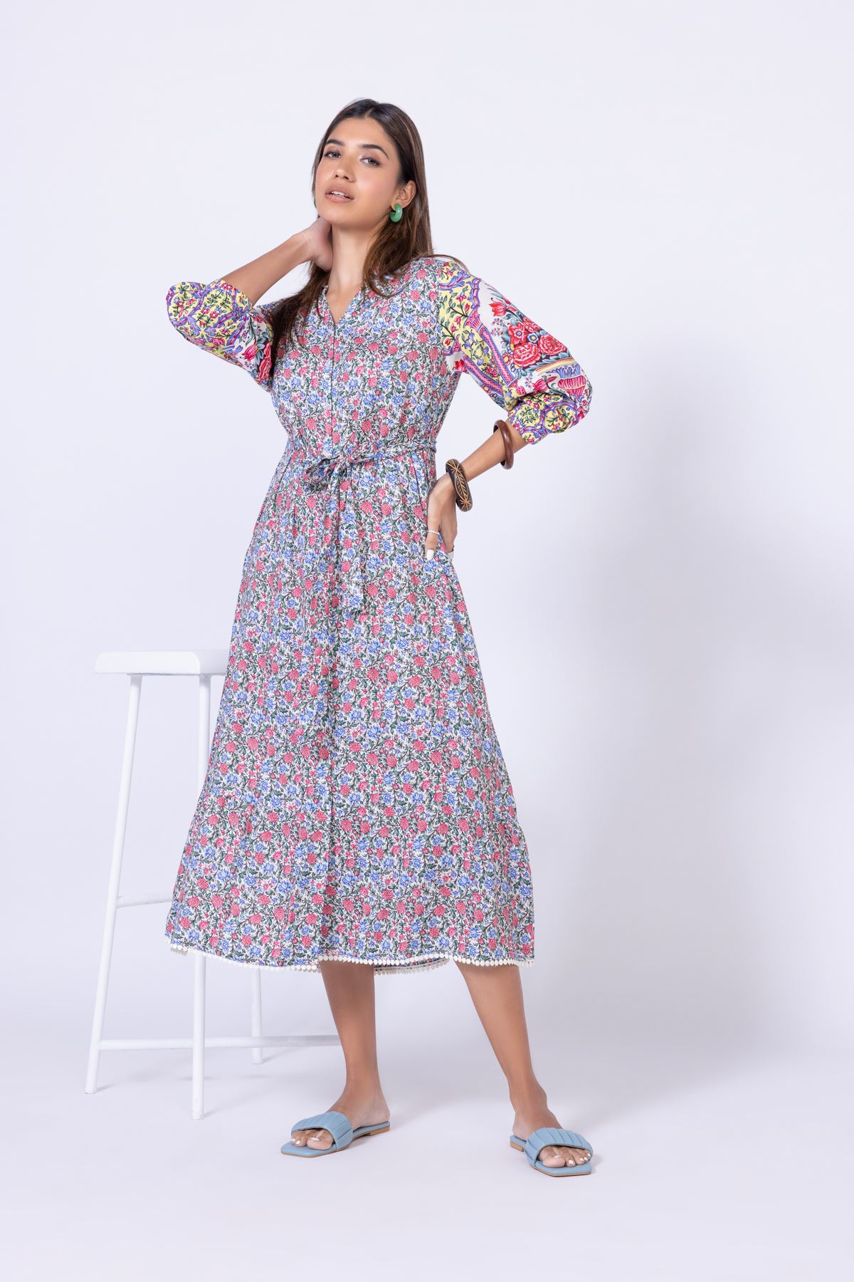 Buy Maxi Dress | 0.0 N/A | WSCD24205X-VG_OFF-WHITE | Khaadi United Kingdom